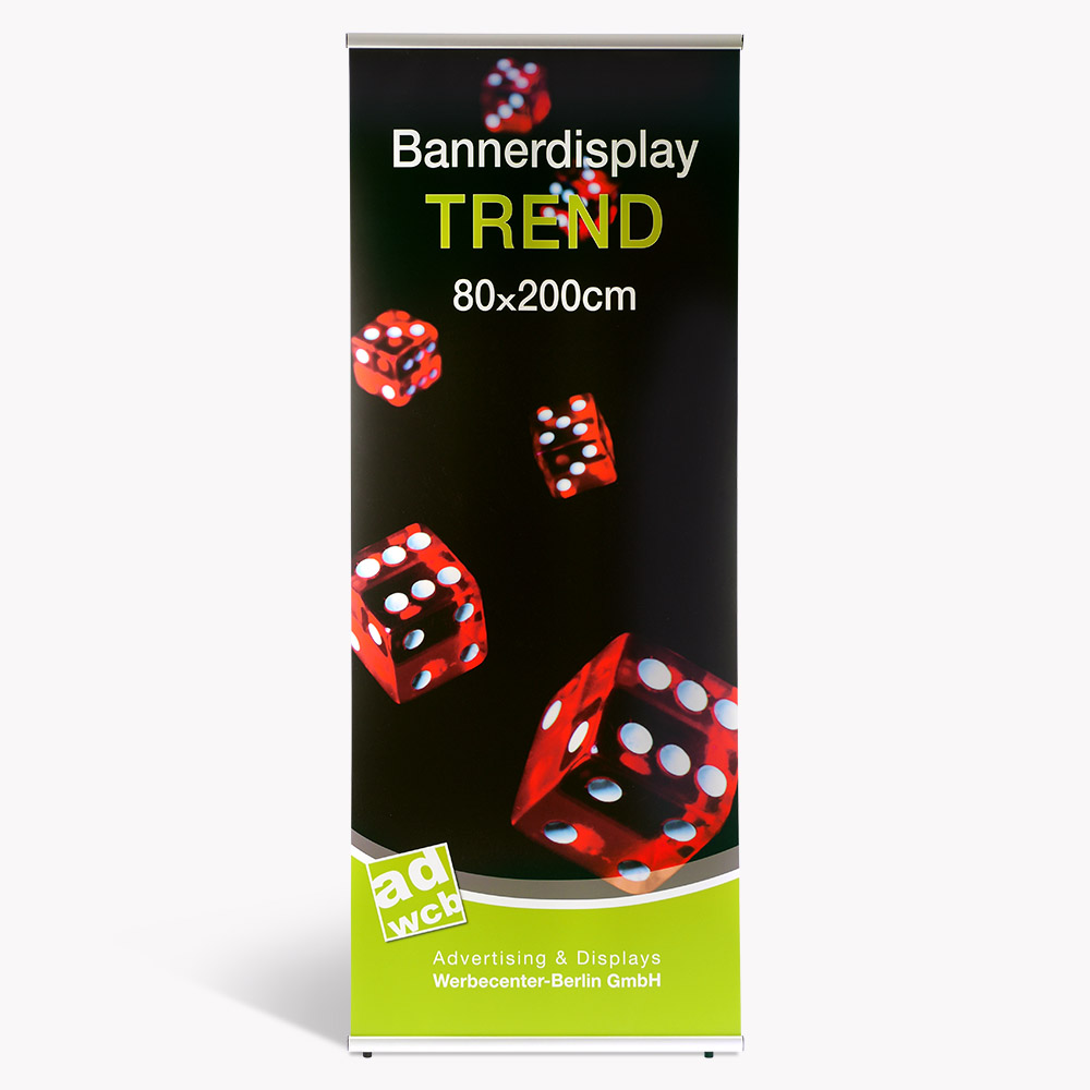 Bannerdisplay "Trend" mit Druck - Werbecenter Berlin