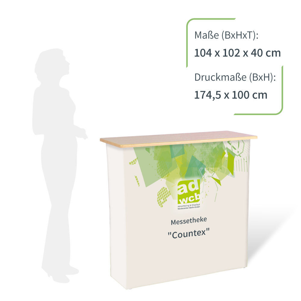 Theke "CounTex" mit Druck bestellen - Werbecenter Berlin