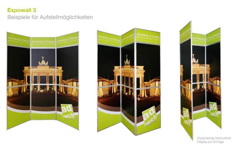 Exhibition wall "Expo Wall" with print - Advertising & Displays