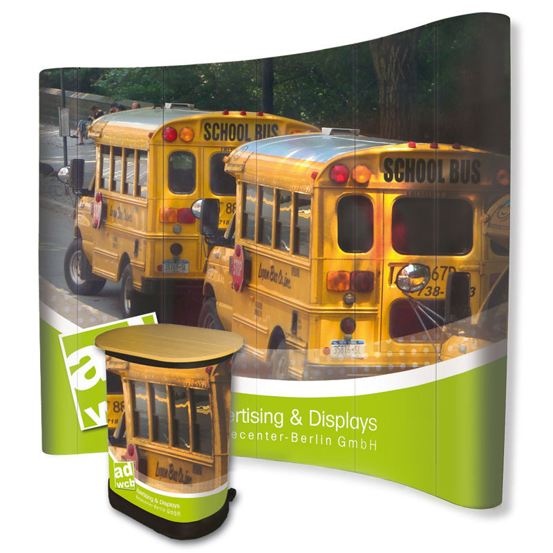 Exhibition display "CURVED" complete set - Advertising & Displays